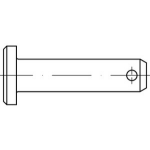 DIN 1444 - Bolzen mit Kopf u. Splintloch