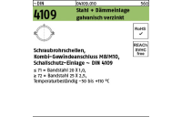 DIN 4109 Schraubrohrs. 48-53/M8+M10 Rohrs. ged.gal Zn