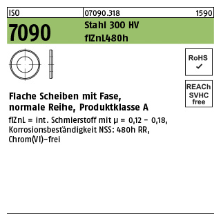 ISO 7090 Scheiben St.6 6,4x12x1,6 300HV flZnL/nc/x/x/480