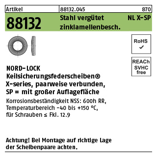 Nord-Lock X-series Scheib NLX10sp(10,5x21,0x 3,5) flZnnc
