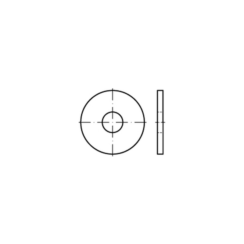 DIN 440 Scheiben, A4 R 11,0 VE= 100