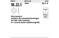 SAE Flat washers Stahl 1/4 (0,281x0,625x0,065)